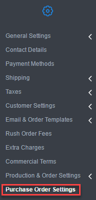 Purchase Order Settings – DecoNetwork Help