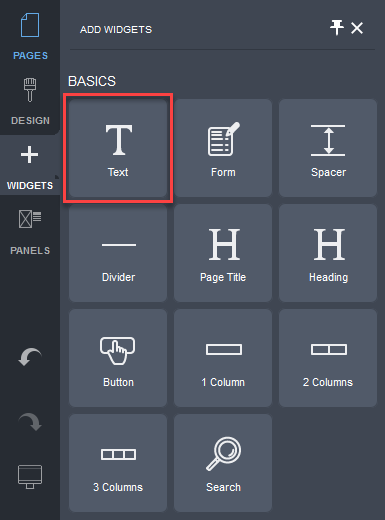 Text Widget – DecoNetwork Help