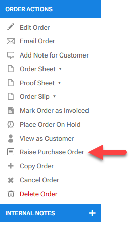 Raise purchase order within an order – DecoNetwork Help
