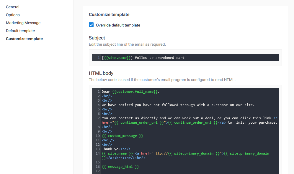 Configure Abandoned Cart Follow-up Emails – DecoNetwork Help