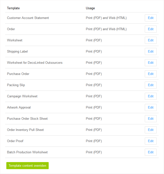 View a list of available order sheet templates – DecoNetwork Help