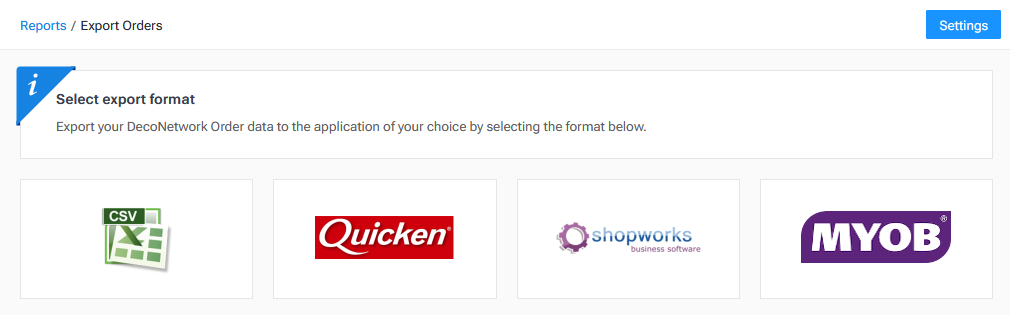 Export Orders and Order Line Item Reports – DecoNetwork Help