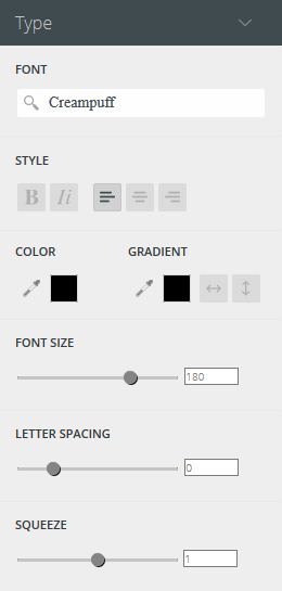 Adjust the properties of text in the Template Builder – DecoNetwork Help