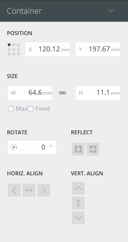Adjust the properties of text in the Template Builder – DecoNetwork Help
