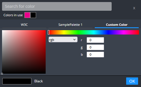 Change colors in the Template Builder using the Zoom & Colors Toolbar – DecoNetwork Help