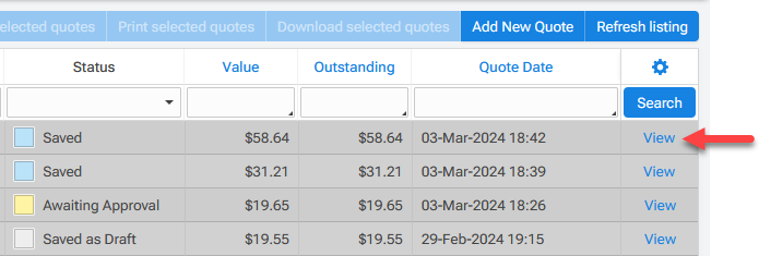 Reject Quote – DecoNetwork Help