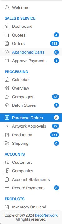 Delete purchase order – DecoNetwork Help