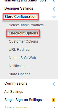 Store Checkout Options – DecoNetwork Help