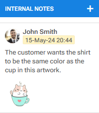 Add internal production note – DecoNetwork Help