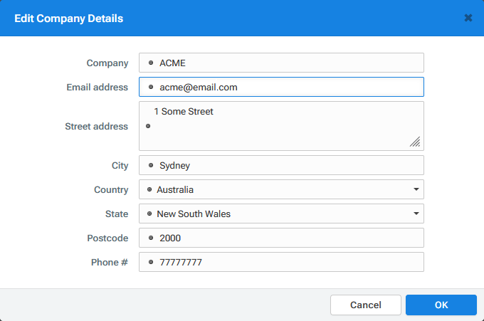 Edit company – DecoNetwork Help