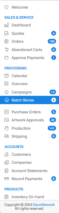 Batch Stores List – DecoNetwork Help